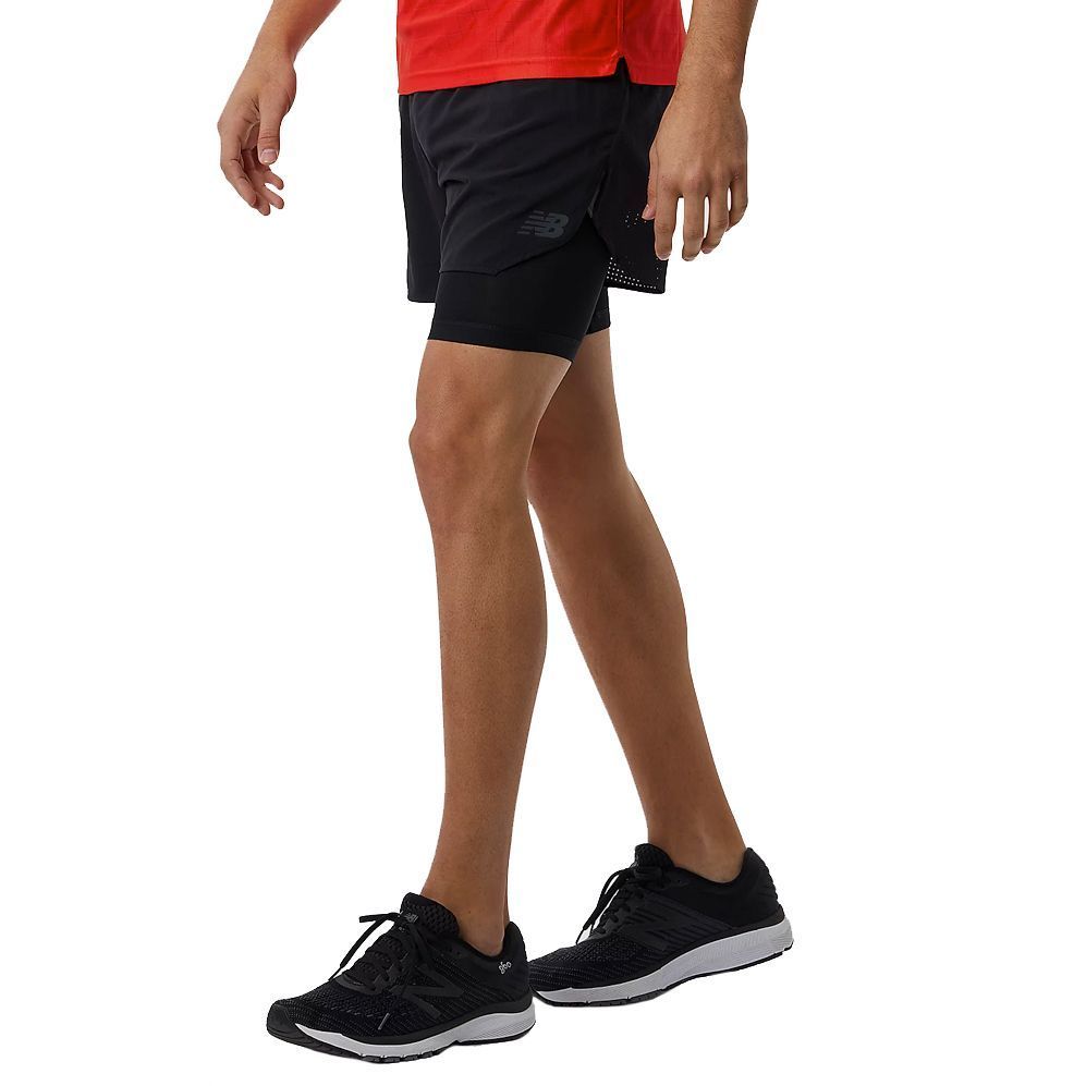 New Balance Q Speed 5 Inch 2in1 Short heren